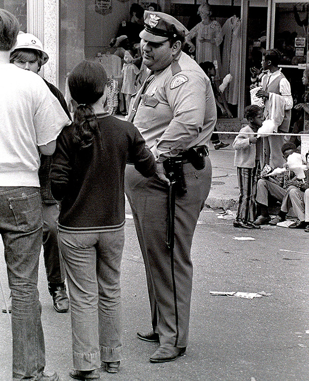 Charles Crain # USA # Officer Doubtful – Mardi Gras 1970 - Blank Wall ...